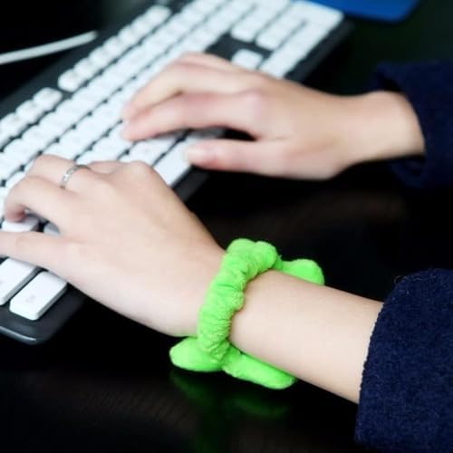 Amazon.com : 5 Pcs Wearable Mouse Wrist Rest 5 Colors Comfortable Wrist ...