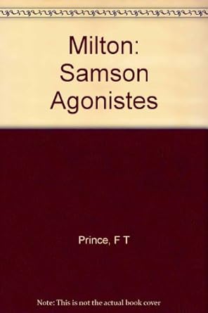 Milton: Samson Agonistes: John Milton: Amazon.com: Books