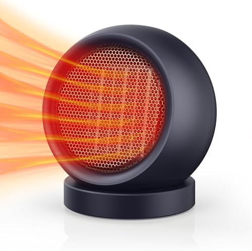 Amazon.com: Coolfor Desk Heater,600W Energy Efficient Space Heater for ...