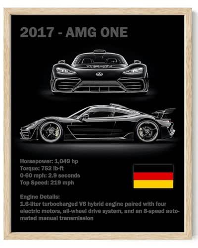 Amazon.com: 2017 Hypercar 16x20 Framed Print, Hybrid Supercar Poster ...
