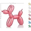 Amazon.com: BOIHEGU Disco Pink Balloon Dog Statue Decor 7 inch ...