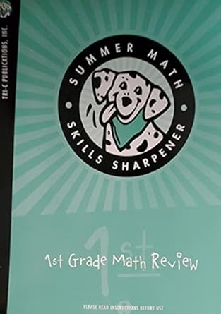 1st Grade Math Review (Summer Math Skills Sharpener) : Tri-C ...
