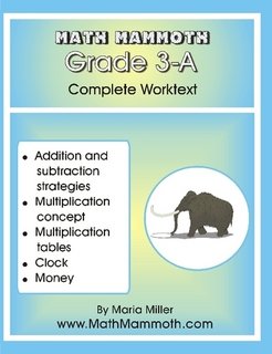 Math Mammoth Grade 3-A Complete Worktext: Maria Miller: Amazon.com: Books