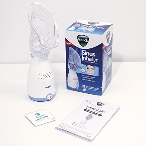 Vicks Personal Sinus Steam Inhaler Face Steamer or Inhaler w/ Soft Face ...