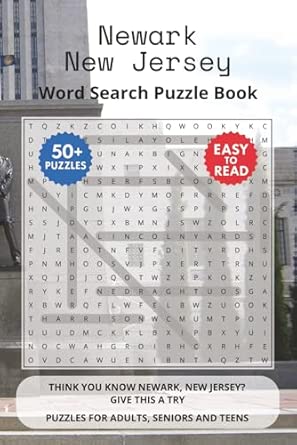 Newark New Jersey Word Search Puzzle Book: Think you know Newark, New ...