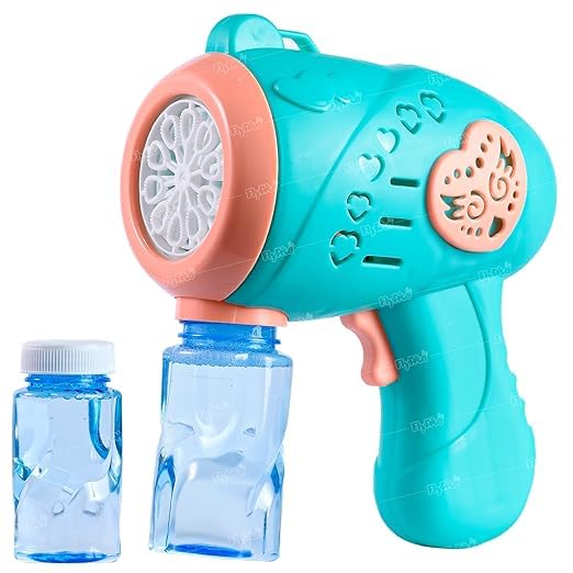Buy Cartoon Bubble Gun Toy with Light for Kids | Girls & Boys | 1 ...