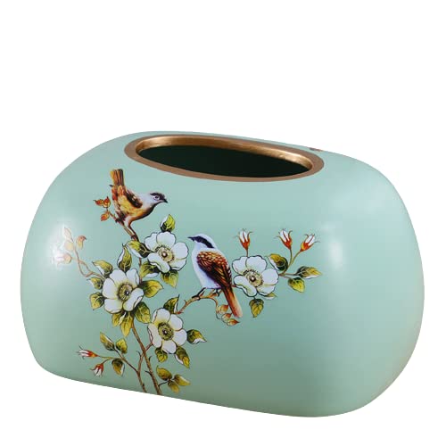 Amazon.com: Qabinvoe Modern Ceramic Tissue Holder for Countertop, Fits ...