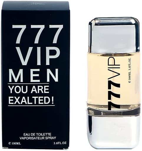 Amazon.com : 777 Vip Black Cologne for Men 3.4/100ml Eau de Toilette ...