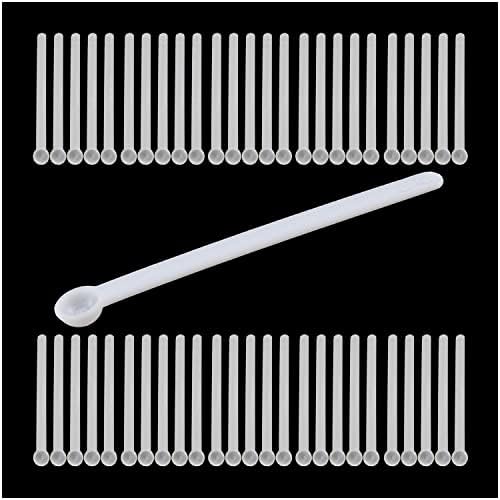 Amazon.com: MEETOOT 50pcs 0.15ml Static-Free Micro Scoop Mini Milligram ...