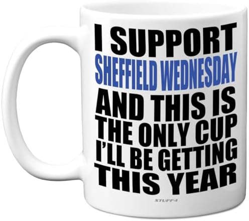 GroundDesigns Hillsborough Stadium Sheffield Mug Football Gift Map SWFC ...