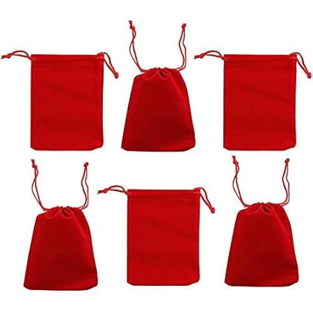 Amazon.com: Shintop 10 Pack Velvet Drawstring Bags for Christmas ...