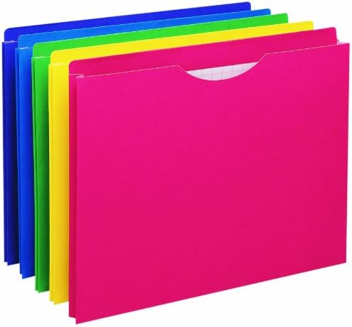 Pendaflex File Jackets, Colour Reinforced, 1-Inch Expansion, Letter ...