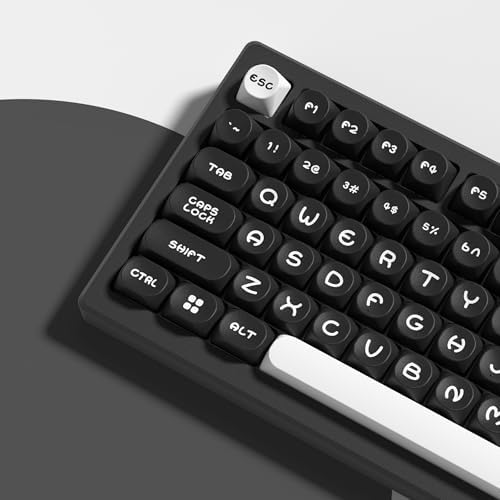 MOA Profile Key caps,WOB Double Shot PBT keycaps,Round Keyboard keycaps ...