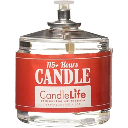 Amazon.com: CandleLife Emergency Survival Candle (Set of 4) - 115 Hours ...