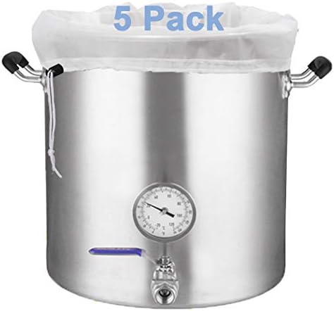 Amazon.com: 4 Pack 22" x 26" Brew Bags Extra Large Reusable 250 Micron ...