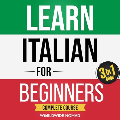 Amazon.com: Learn Italian for Adult Beginners: 3 Books in 1 (Audible ...