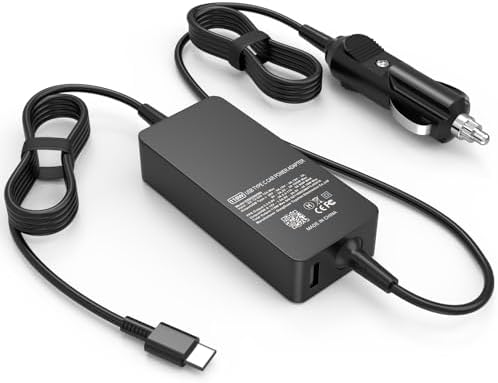 Amazon.com: 118W 100W USB-C Laptop Car Charger for Dell Lenovo MacBook ...