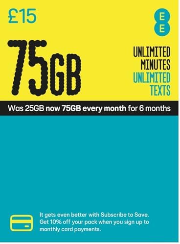 EE 50GB Pay As You Go SIM Card: Amazon.co.uk: Electronics & Photo
