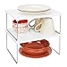 Amazon.com: mDesign Metal Stacking Storage Organization for Shelves ...