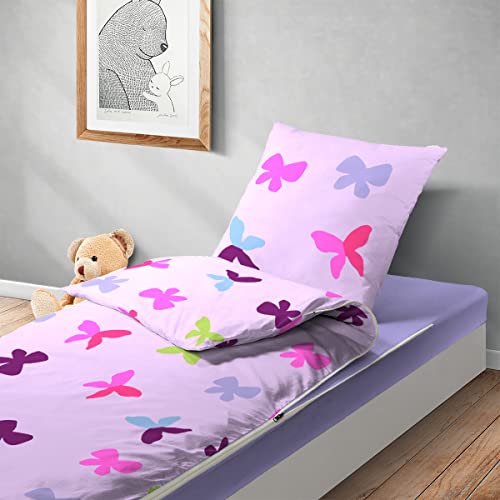 Lila Schmetterling Am Babybett