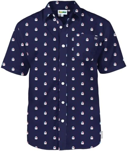 Amazon.com: Tipsy Elves Blue Regal Eagle Patriotic Button Down Shirt ...