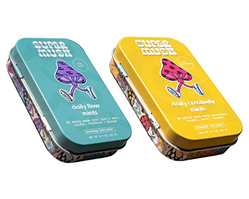 SuperMush Daily SuppleMint | Mushroom Mint Supplement | Mints for ...