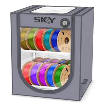 Filament Storage Box, Moisture-Proof and Dust-Proof, 2-Tier Storage ...