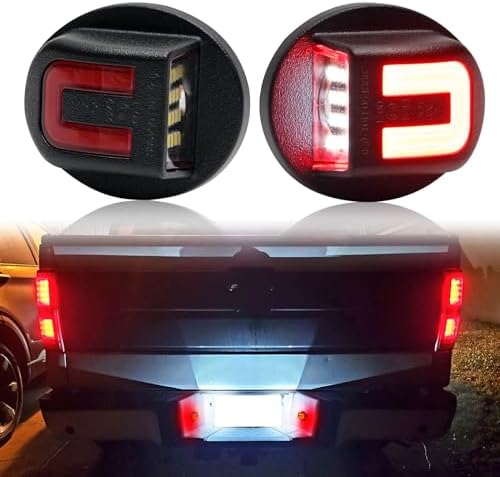 Aexploer LED License Plate Tag Lights Compatible with F150/F250/F350 ...