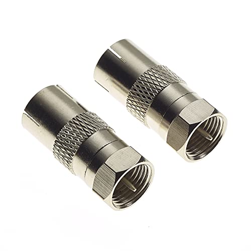 TV Aerial Connector To F Connector For TV And Radio | F-Type Male Plug ...