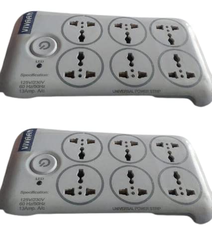Surge Protectors Power Socket Pack of 2 : Amazon.in: Electronics