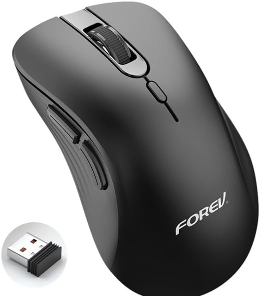 Forev FV-G200 Wireless Mouse – 2.4G Wireless office business mic – 6 ...