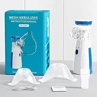 Portable Mesh Nebulizer, Effective for Cough, Asthma Silent and Compact ...