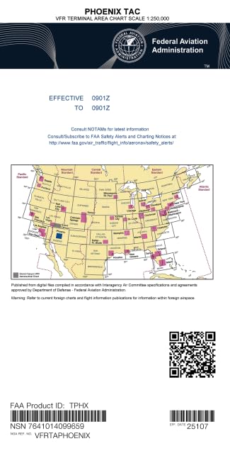 FAA Chart: VFR TAC Phoenix (TPHX) - Select Chart Cycle