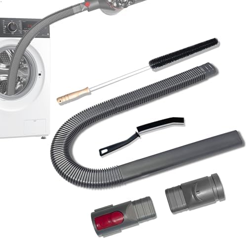 Amazon.com: CONLI 5 Pack Dryer Vent Cleaner Kit With Vacuum Hose ...