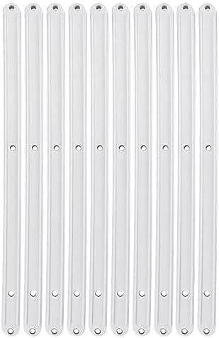10 Pcs Draw Runners 298mm Plastic Cabinet Sliders White Draw Runners ...