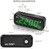 Amazon.com: Timegyro Small Digital Clock Battery Operated, LED Travel ...