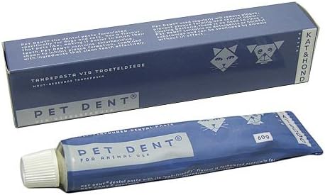 Pet Dent Toothpaste for Dogs and Cats 60g : Amazon.co.uk: Pet Supplies