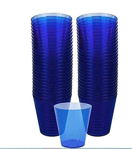 Buy LUDALY 2 Oz Neon Shot Glasses Pack of 30 (Blue) Online at Low ...