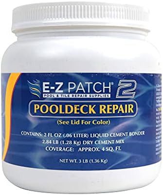 Amazon.com: E-Z Patch 2 Pool Patch Repair Kit for Pool Decks & Patios ...