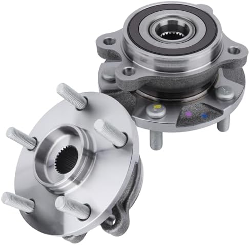 Amazon.com: BRTEC 513257 2 Pack Front Wheel hub and Bearing Assembly ...