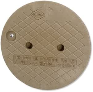 Amazon.com : 10" Round Tan Lid Only for Dura 102 Valve Box & Replaces ...