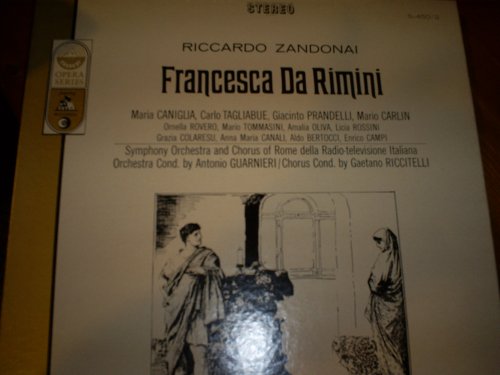 Amazon.com: Riccardo Zandonai: Francesca Da Rimini: CDs & Vinyl