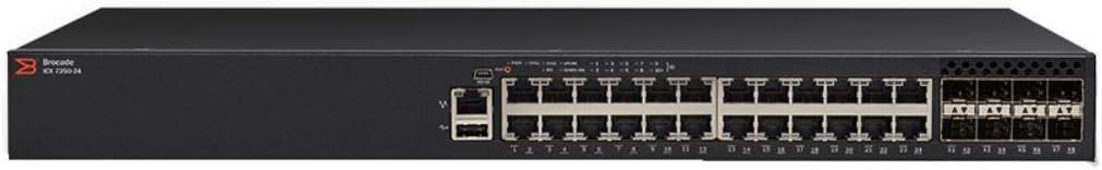Amazon.com: Brocade Icx 7250-24p Layer 3 Switch - 24 Ports - Manageable ...