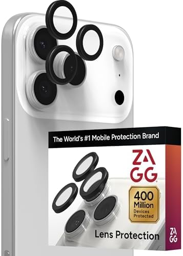 Amazon.com: ZAGG iPhone Camera Lens Protector for iPhone 17/16/15 Pro ...