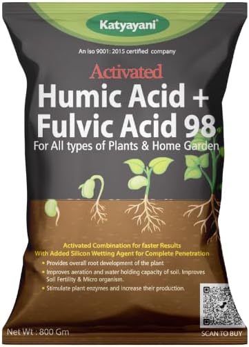 Katyayanii Activated Humic Fulvic Acid 98% for Plant Fertilizer for ...