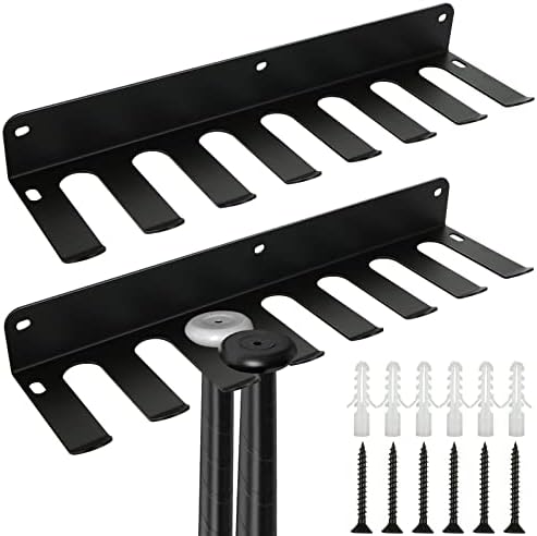 Amazon.com: QTLCOHD 2Pcs Baseball Bat Rack, Metal, Black, Portable ...