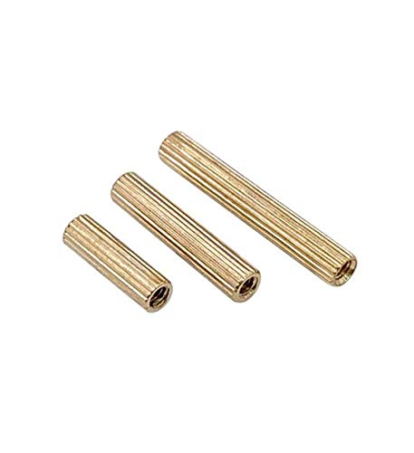 BOL-60535 200-1000pc M2 Round Brass Knurl Female to Female Standoff ...