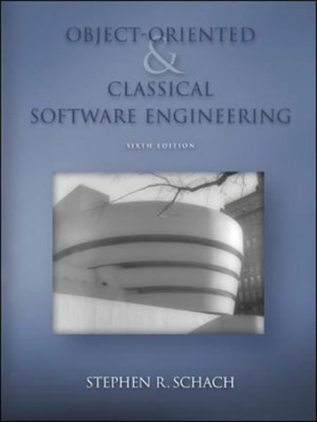 Object-Oriented and Classical Software Engineering: Schach, Stephen: 9780071111911: Amazon.com ...