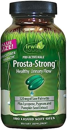 Amazon.com: Irwin Naturals Prosta-Strong - 180 Softgels - Prostate ...