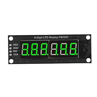 LED Clock Display Module, LED Digital Display Tube 0.36 Inch 6 Bit 7 ...